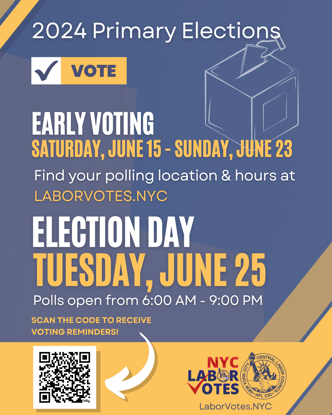 2024 Primary Elections: Early Voting Starts Tomorrow! | New York City ...