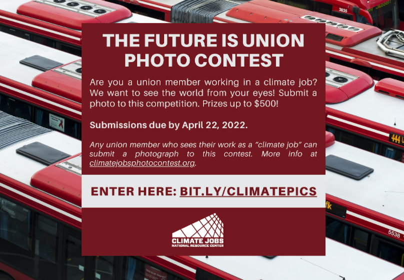Climate Jobs National Resource Center Photo Contest: "Climate Urgency ...