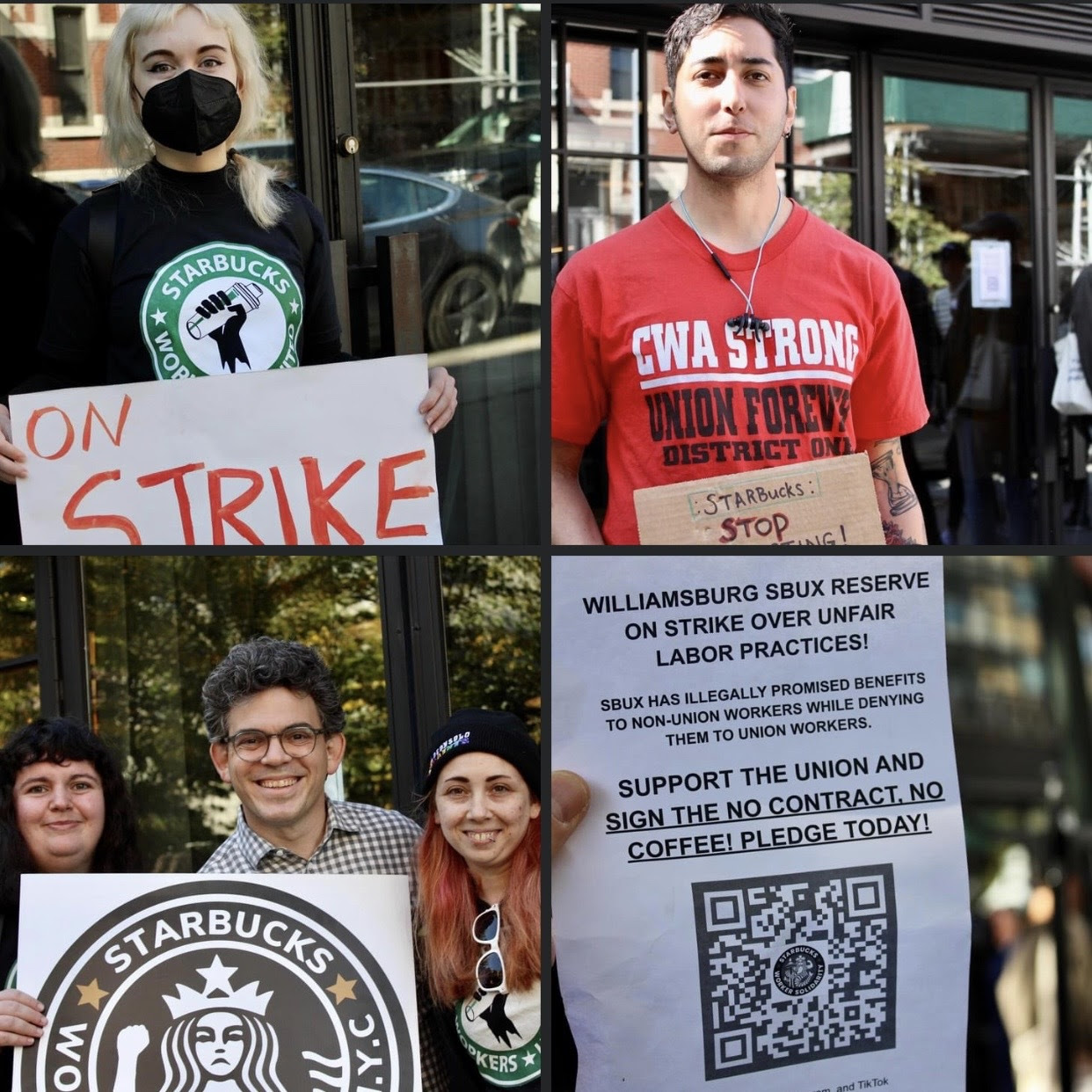 Starbucks Williamsburg Reserve Workers Strike Over Unfair Labor ...